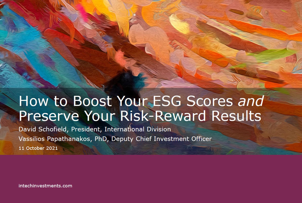 How To Boost Your ESG Scores And Preserve Your Risk Reward Outcomes